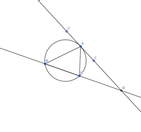 Solved Given The Sketch Above That I Created In Geogebra Chegg