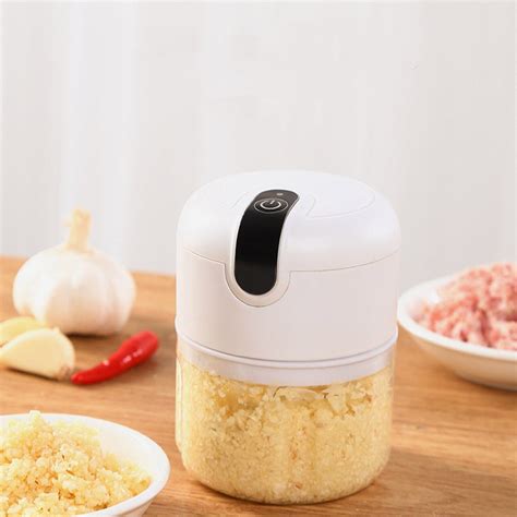 Mini Electric Garlic Chopper Usb Rechargeable Portable Food Processor