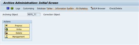 REITTCAR SAP Tcode Archive Rental Objects