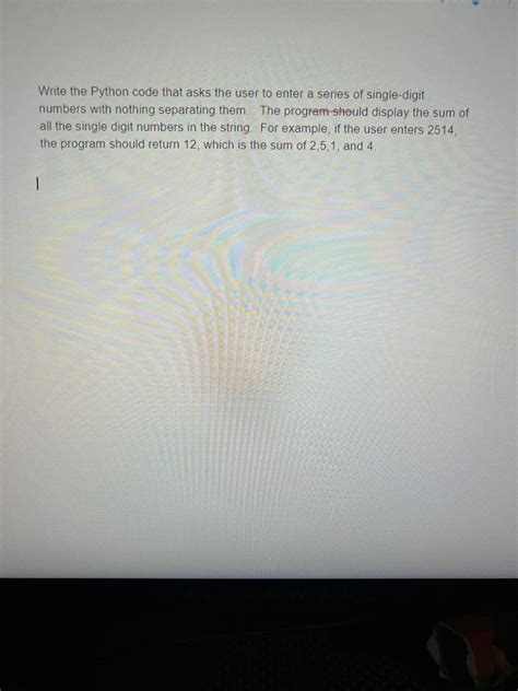 Answered Write The Python Code That Asks The Bartleby