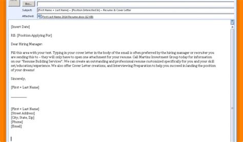 Email Template For Sending Cv Sending Resume Email Sample Writing A Memo Williamson Ga Us