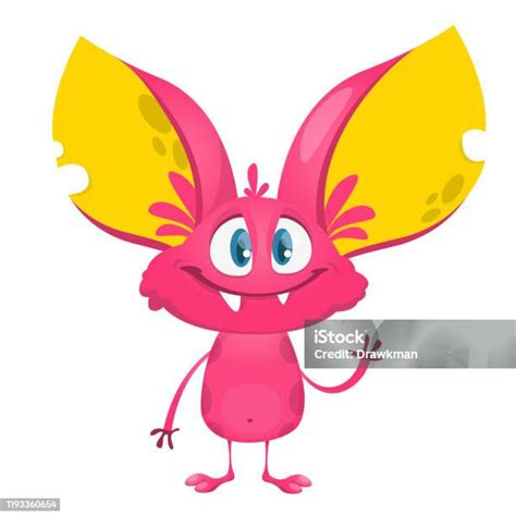 Monstre Drôle De Dessin Animé Illustration De Vecteur Du Caractère