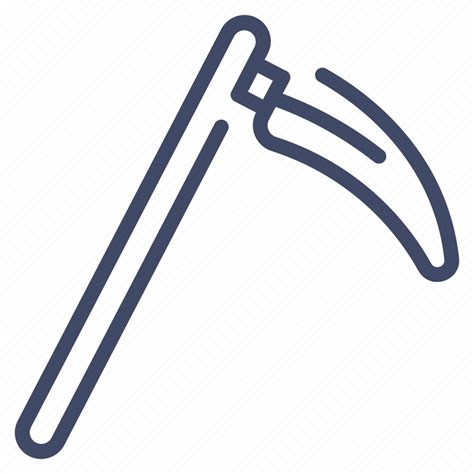 Agriculture Farm Farming Garden Scythe Tool Icon Download On