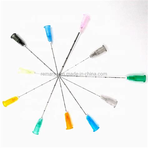 Supply All Size Medical Disposable Cannula Needle Sterile Micro Blunt