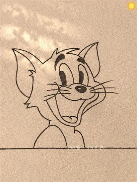 猫和老鼠图片大全可爱简笔画怎么画（流行13张） 简笔画图片大全