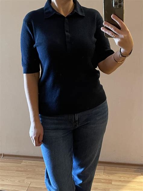 Вовняна футболка поло меринос Gant — ціна 500 грн у каталозі Футболки Купити жіночі речі за