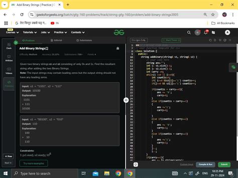 Akash Kumar On Linkedin Gfg160 Geekstreak2024 Problemsolving Dsa