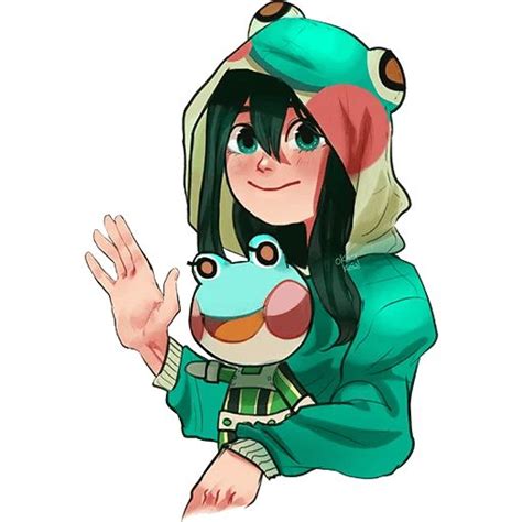 Tsuyu Asui BNHA Stickers Set For Telegram