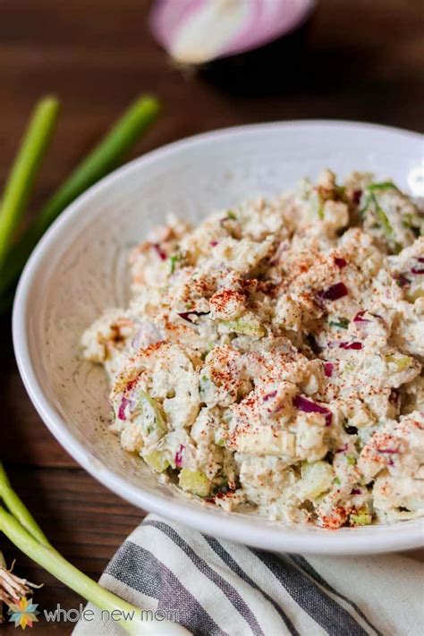 Cauliflower Potato Salad Low Carb Potato Salad Whole New Mom
