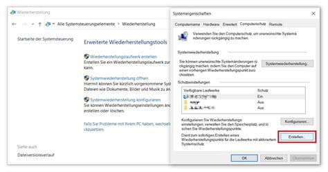 Windows 10 Wiederherstellungspunkt Erstellen Laden Keyportal Uk