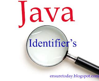 Identifiers In Java General Examples For Identifiers In Java EnsureToday