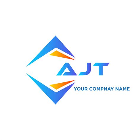 Ajt Abstract Technology Logo Design On White Background Ajt Creative