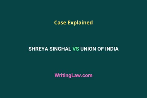 Shreya Singhal Vs Union Of India Case Explained In Easy Words