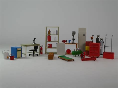 Garage Kit Set Modellini Accessori Diecast