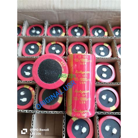 Elco Rubycon 10000uf 100v Usr Original Shopee Philippines