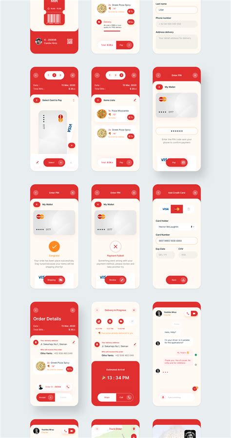 Pizza App Ui Kit Ui Kits Artofit