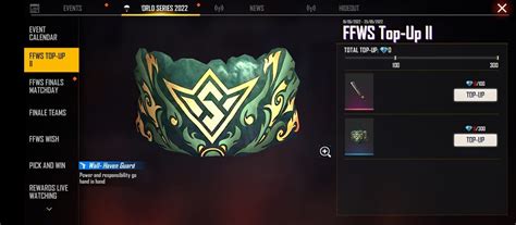 Top 5 FFWS Rewards You Must Not Miss In Free Fire MAX In May 2022