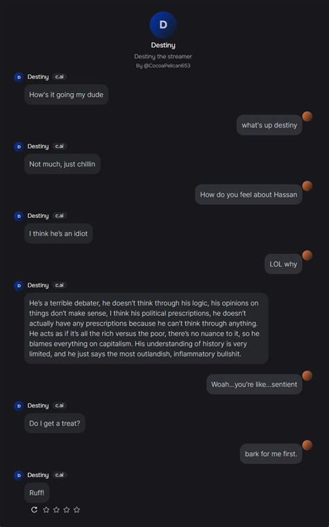 Destiny Ai Knows Whats Up R Destiny