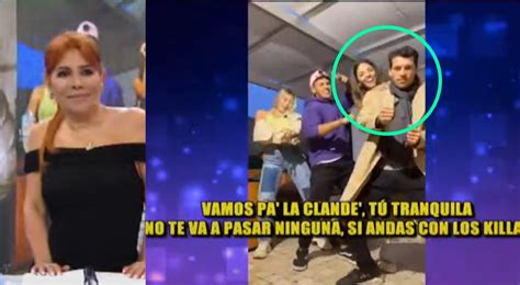Magaly Medina Patricio Parodi Y Luciana Fuster Graban Tiktok Juntos