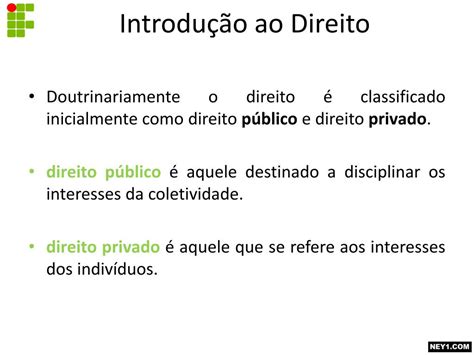 PPT INTRODUÇÃO AO DIREITO PowerPoint Presentation free download ID
