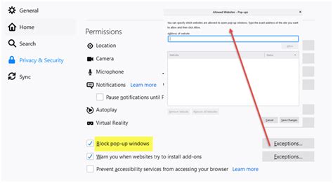 Erlauben Oder Blockieren Sie Pop Ups In Chrome Firefox Edge Opera Internet Explorer Moyens Io