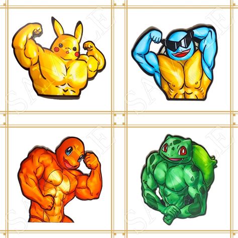 Buff Pikachu Etsy