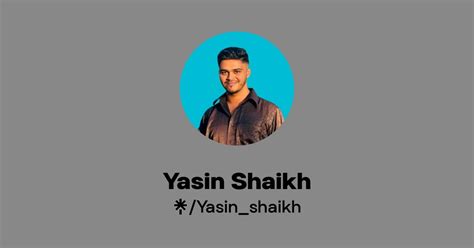 Yasinshaikh Instagram Facebook Linktree