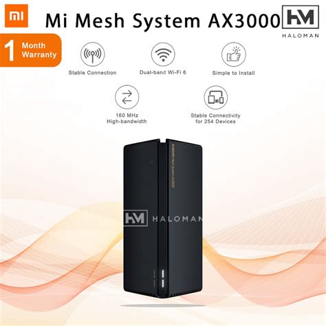Jual Mi Mesh System Ax3000 Router Wi Fi 6 Global 1pack Shopee Indonesia