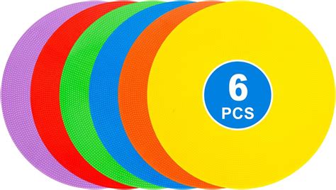 Amazon 9 Inch Spot Markers Flat Field Cones Non Slip Rubber