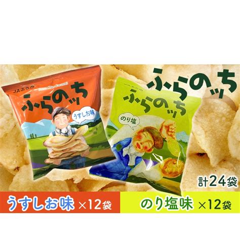 ふらの産 ポテトチップス 【ふらのっち】 うすしお味 ＆ のり塩味 セット ふらの農業協同組合フラノ・マルシェ南富良野町 ジャガイモ うす