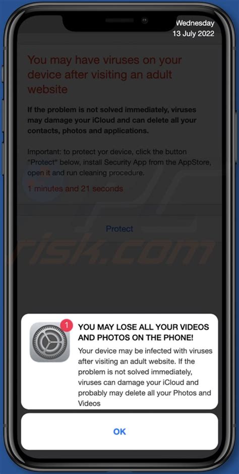 You May Have Viruses On After Visiting An Adult Website POP UP Scam Mac Removal Steps And