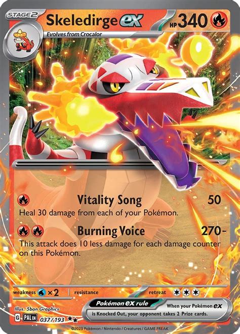 Skeledirge Ex 037193 Pokémon Myp Cards