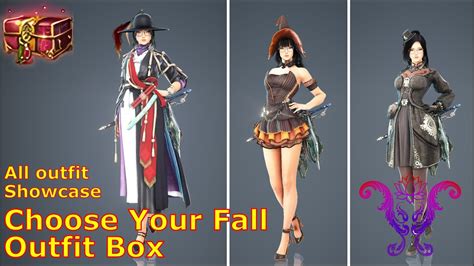Bdo Choose Your Fall Outfit Box All Outfits Showcase By Miley Youtube