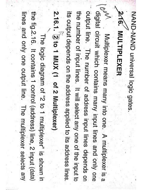 Mux Demux Pdf