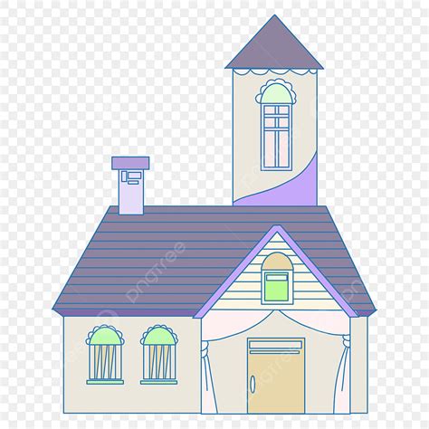 예쁜 집 일러스트 디자인 레이션 디자인 입체 아름다운 집 Png 일러스트 및 Psd 이미지 무료 다운로드 Pngtree