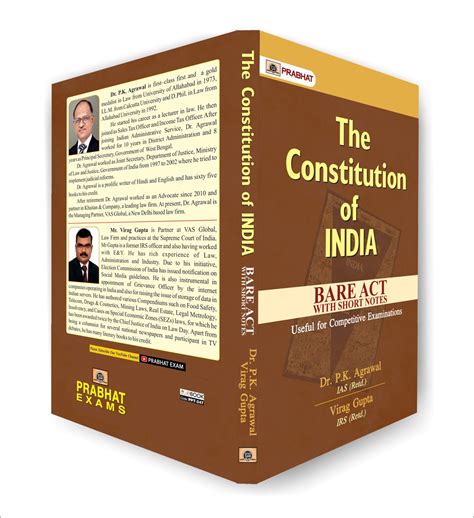 The Constitution Of India Bare Act With Short Notes Useful For