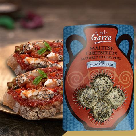 Tal Ġarra Maltese Cheeselets Peppered