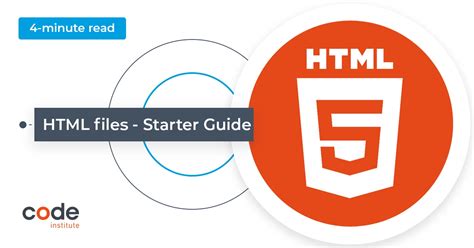 Html Files How To Create And Use Code Institute Global