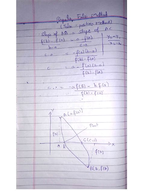 2 Regula Falsi Method Pdf