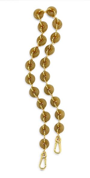 Loewe Womens Donut Chain Acetate Necklace