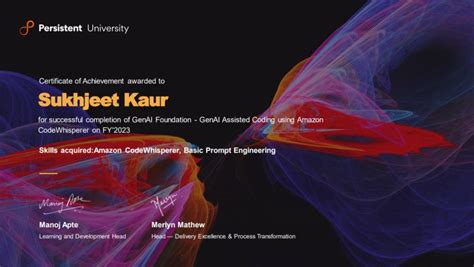 Completed Gen Ai Assisted Coding Course Sukhjeet Kaur Posted On The Topic Linkedin