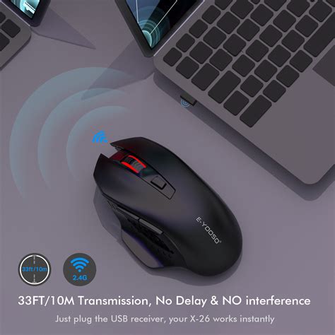 Professional Ergonomics Design Wireless Mouse Optical 4800dpi Usb