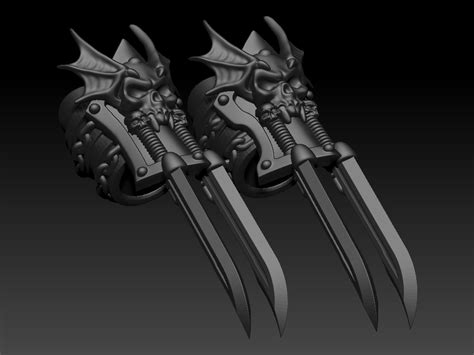 Free Stl File Dread Lords Claws 🎲 ・template To Download And 3d Print・cults