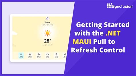 Getting Started With The Net Maui Pull To Refresh Control Youtube