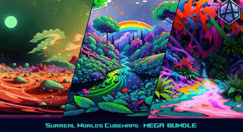 61 Hdri Surreal Worlds Cubemaps Mega Bundle In Textures Ue