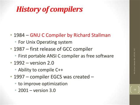 Compiler Design Unit 1 Ppt Programming Languages Computing
