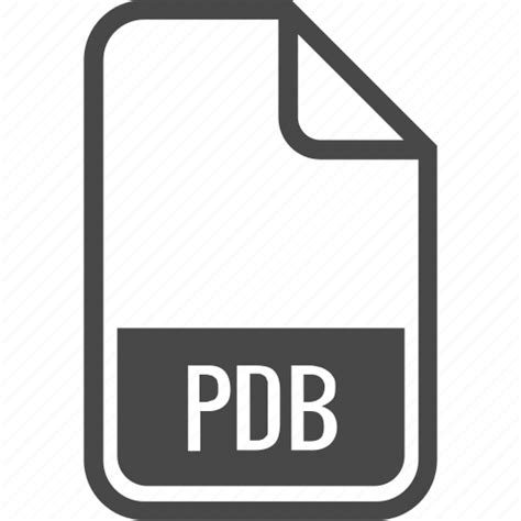 File Format Type Document Pdb Icon Download On Iconfinder