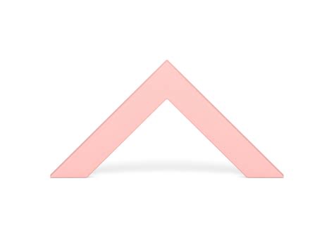 Angular Pink Corner Arch Geometric Stage Presentation 3d Decor Element