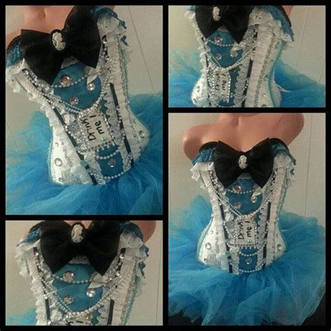 Alice Inspired Corset Rave Bra Rave Outfit By Passecostumedesigns