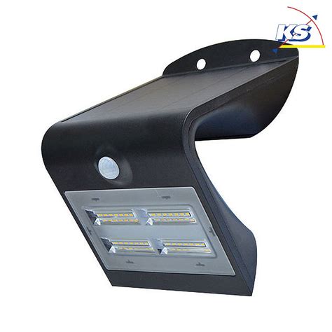 LED Solar Wandleuchte 3 2 W 400lm warmweiß 30 000h IP65 2 LEDS